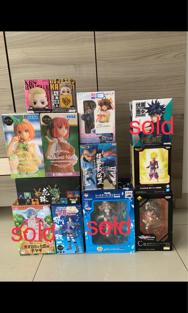 Banpresto SPM Macross Dragon ball asuna rem, Hobbies & Toys, Toys ...