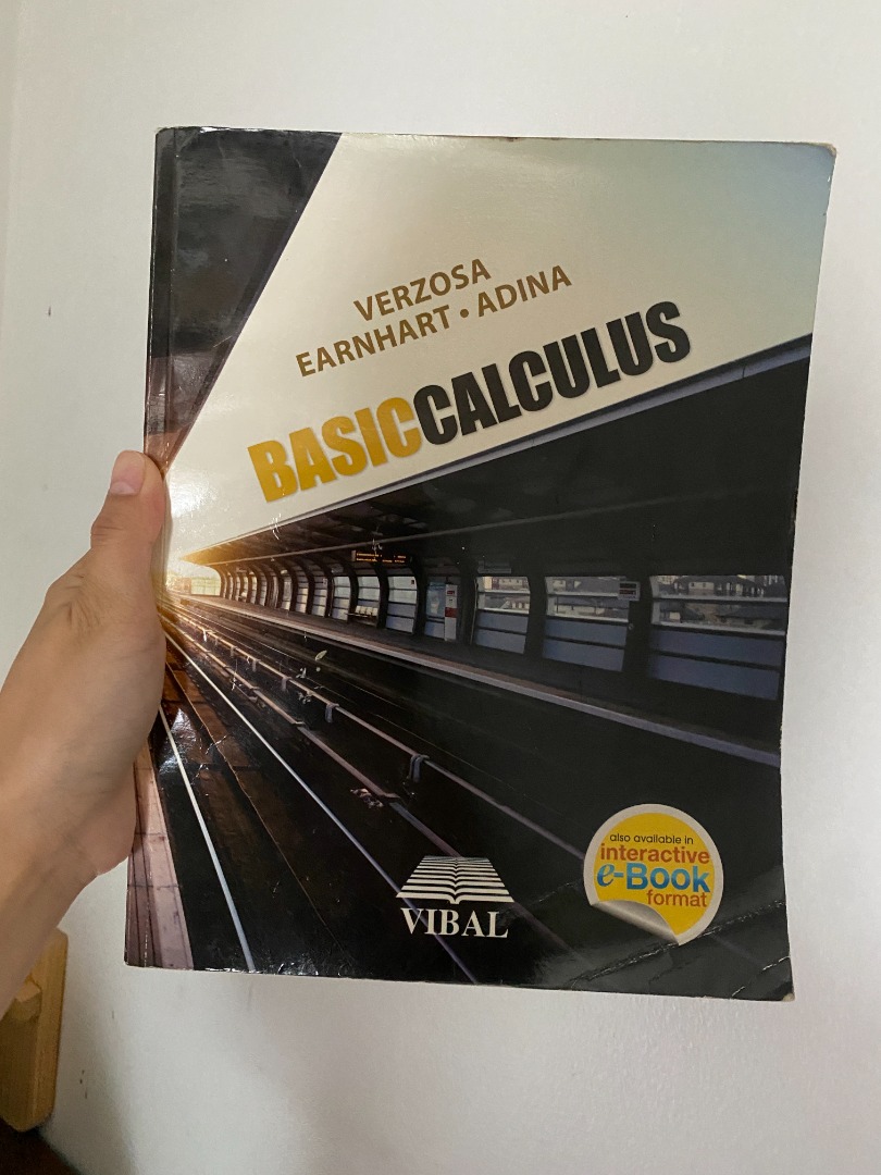 Basic Calculus Book by Verzosa, Earnhart and Adina (For Senior ...