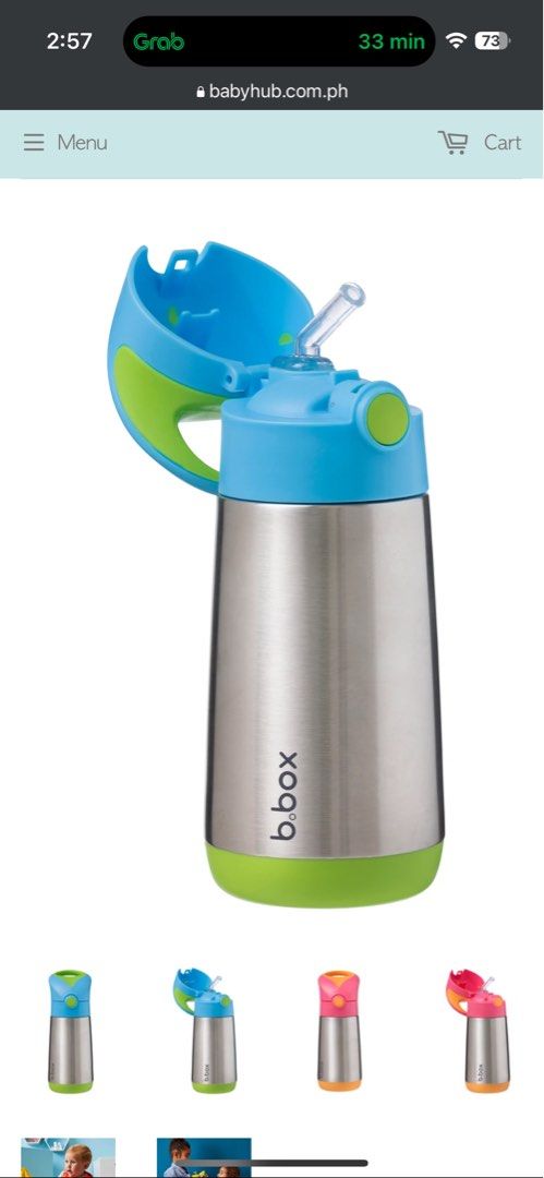 B.Box Insulated Water Bottle, Babies & Kids, Nursing & Feeding, Weaning ...