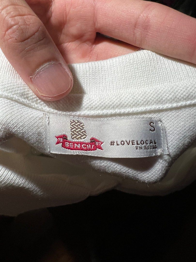 Bench White Polo Shirt, Men's Fashion, Tops & Sets, Tshirts & Polo ...