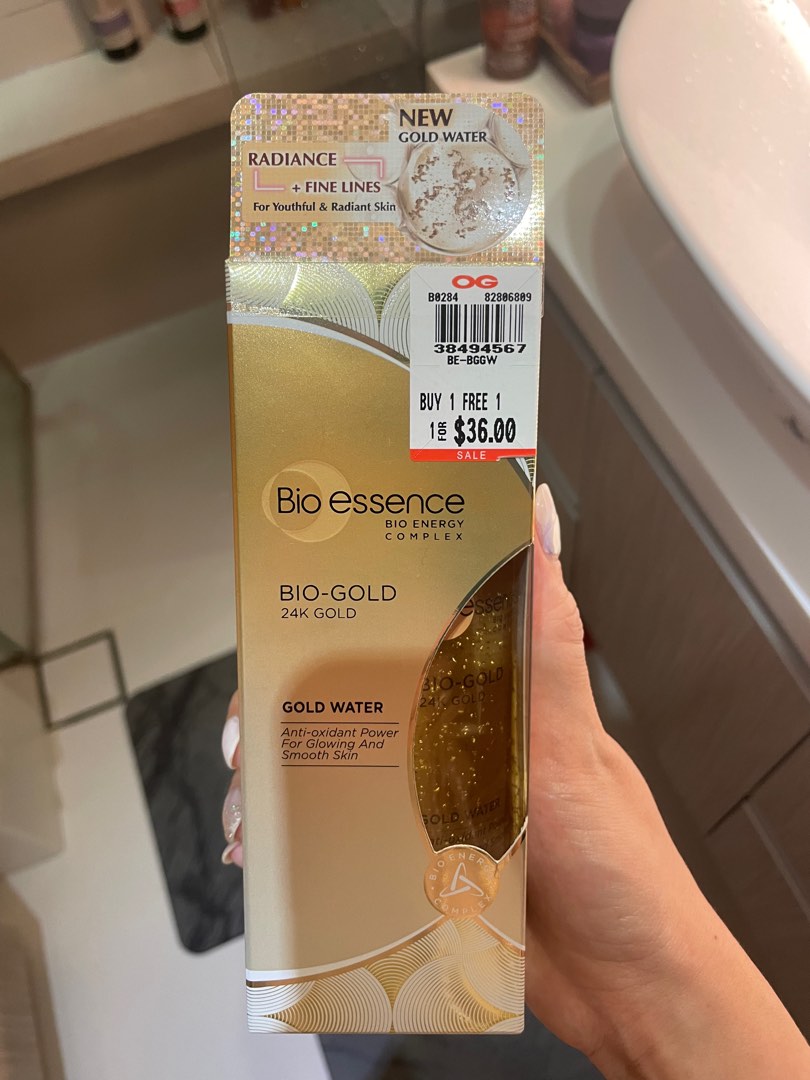 Bio Essence Gold Water 24k Gold, Beauty & Personal Care, Face, Face ...