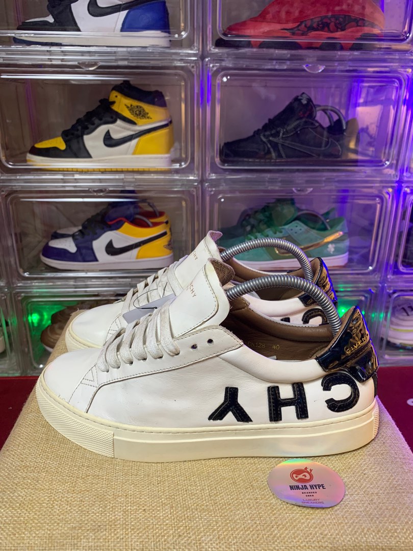 BISA COD / REKBER , GIVENCHY PARIS LEATHER SHOSE WHITE SNEAKERS ...