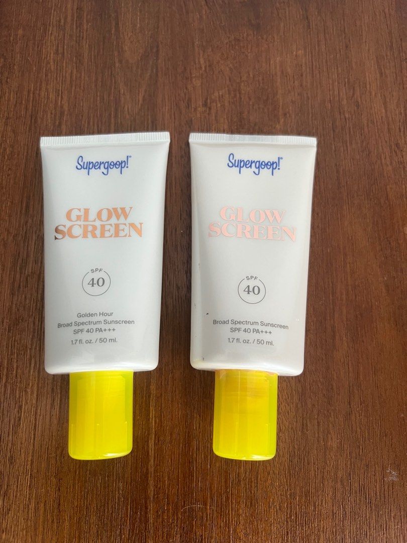 BN Supergoop Glow Screen Golden Hour (sealed) + Glow Screen OG (80% ...
