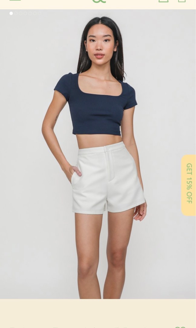 (BNIP) TTR Liberty Basic Top (Navy) The Tinsel Rack, Women's Fashion, Tops, Shirts on Carousell