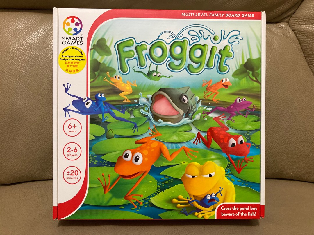 (合家歡board game) Froggit - SMART GAMES, 興趣及遊戲, 玩具 & 遊戲類 - Carousell