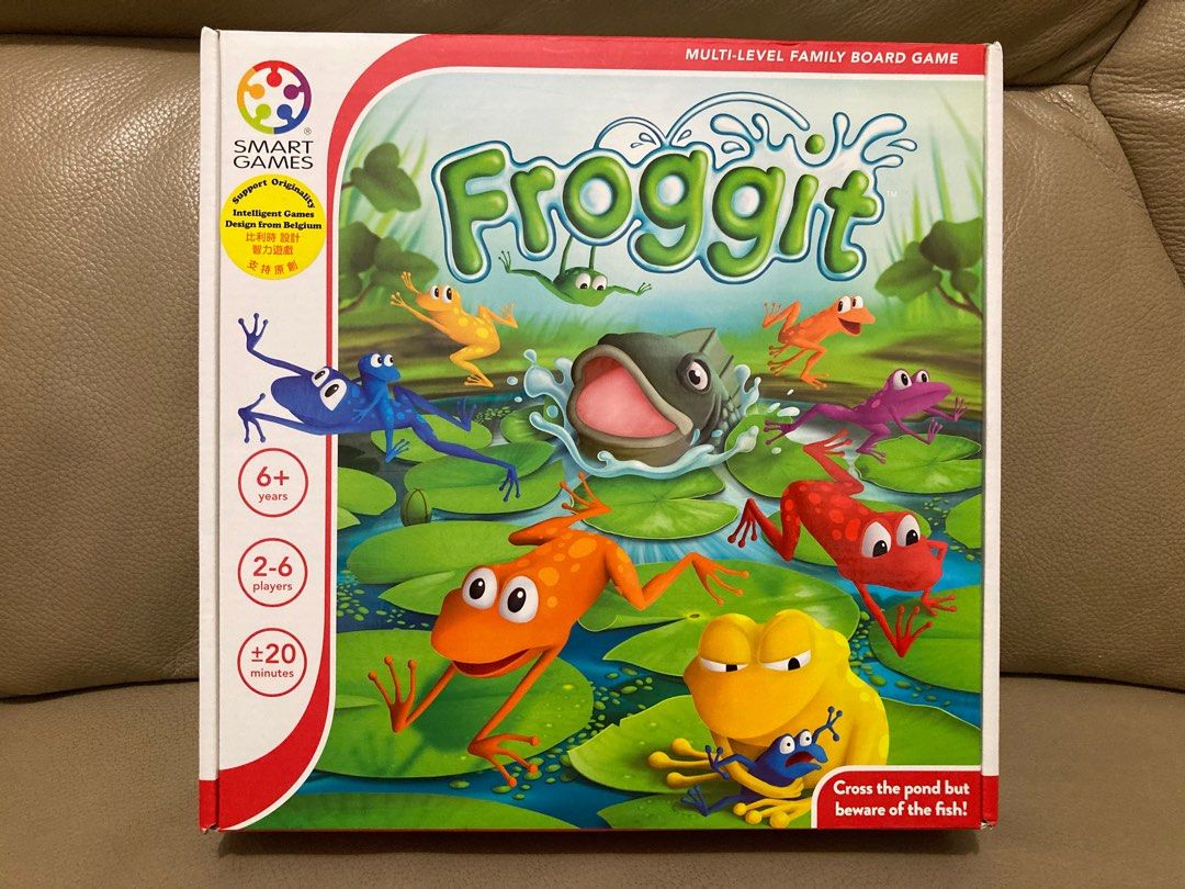 (合家歡board game) Froggit - SMART GAMES, 興趣及遊戲, 玩具 & 遊戲類 - Carousell