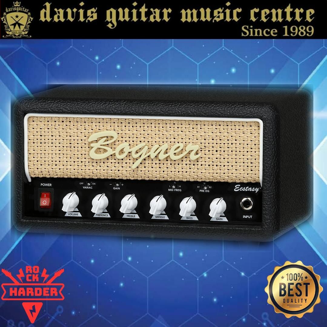 Bogner ECSTASY MINI Amplifier Head 30 watts, Hobbies & Toys, Music ...