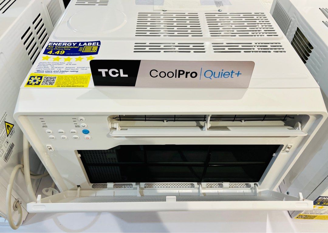 Brand New TCL TAC-09CWI/UJE 1.0hp Window-type Inverter Aircon, TV ...