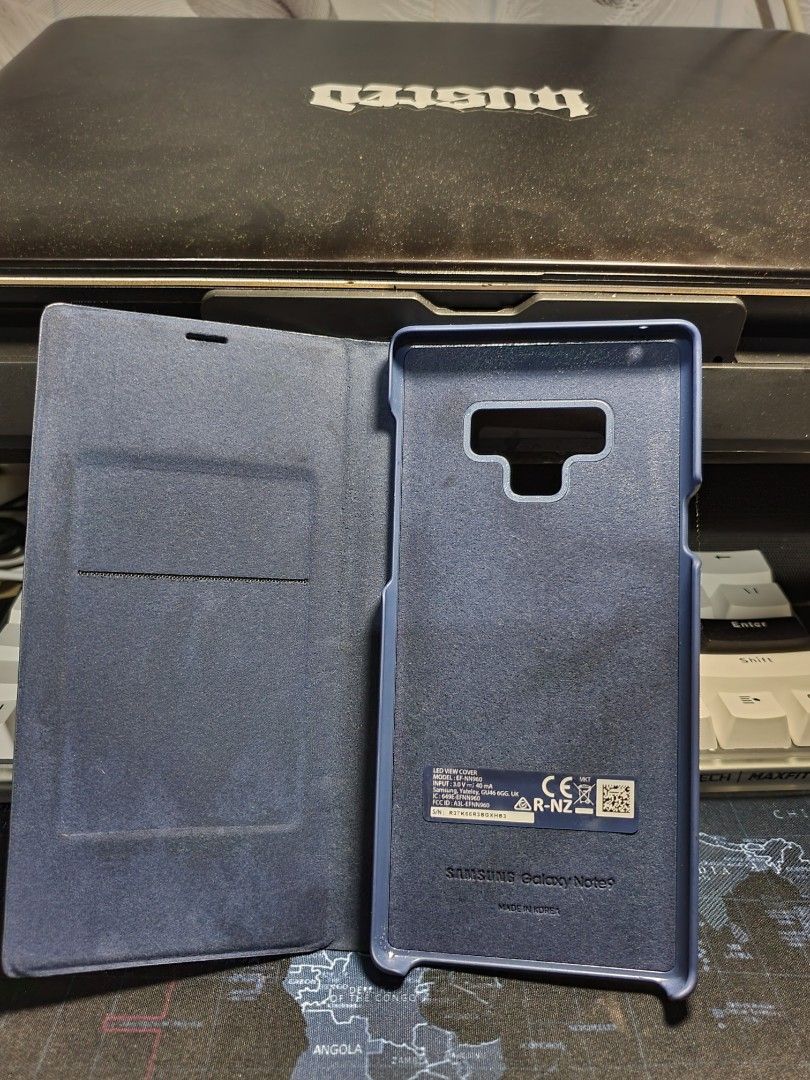 Case / casing / silicone Samsung Note 9 LED view cover original ...