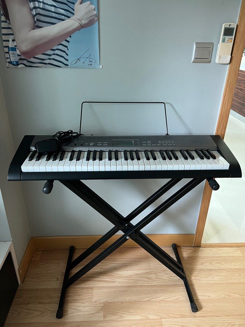 Casio electronic keyboard piano, Hobbies & Toys, Music & Media, Musical Instruments on Carousell