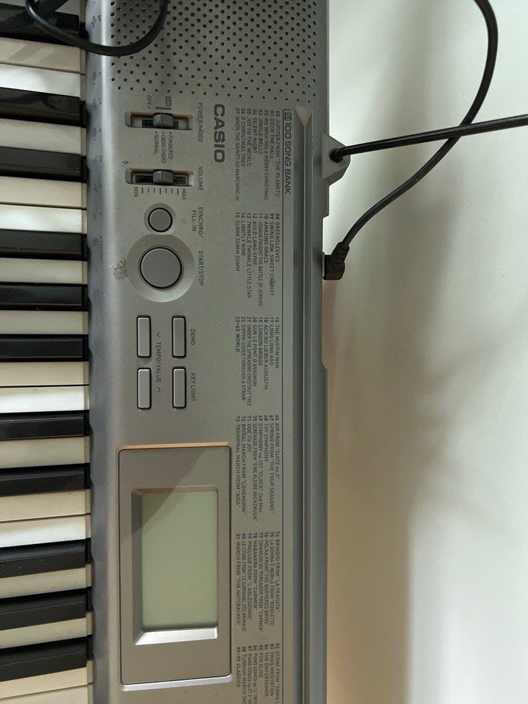Casio electronic keyboard piano, Hobbies & Toys, Music & Media, Musical ...