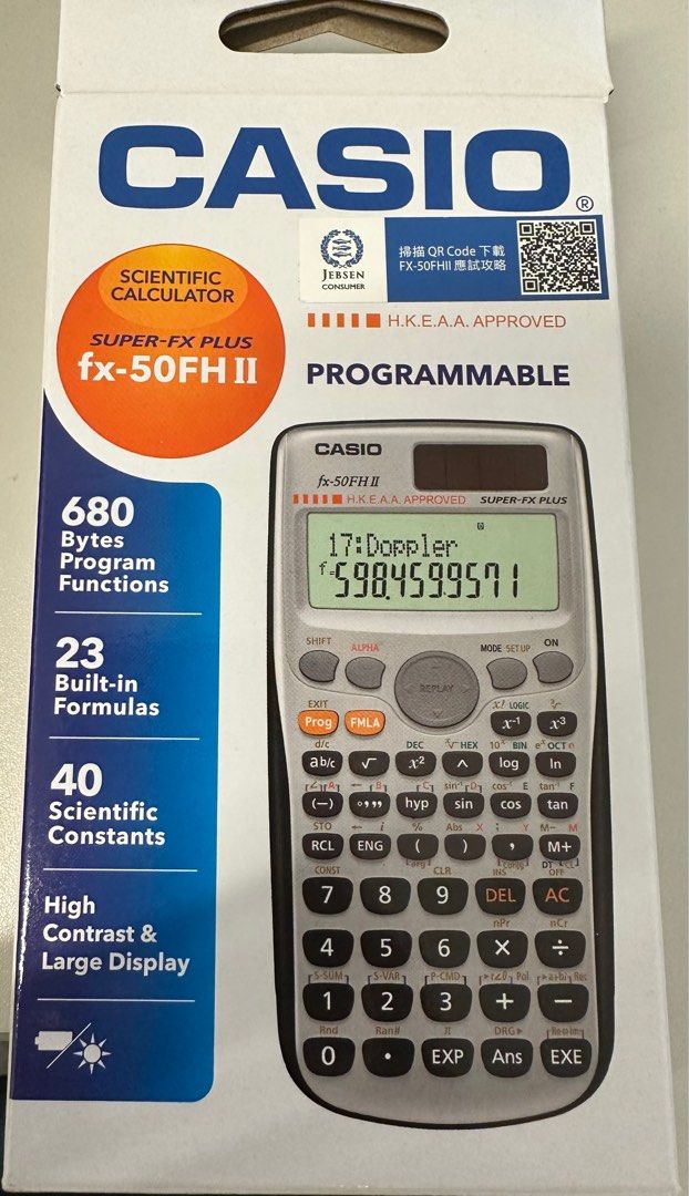 Casio fx-50FHII (New), 電腦＆科技, 商務用科技產品 - Carousell