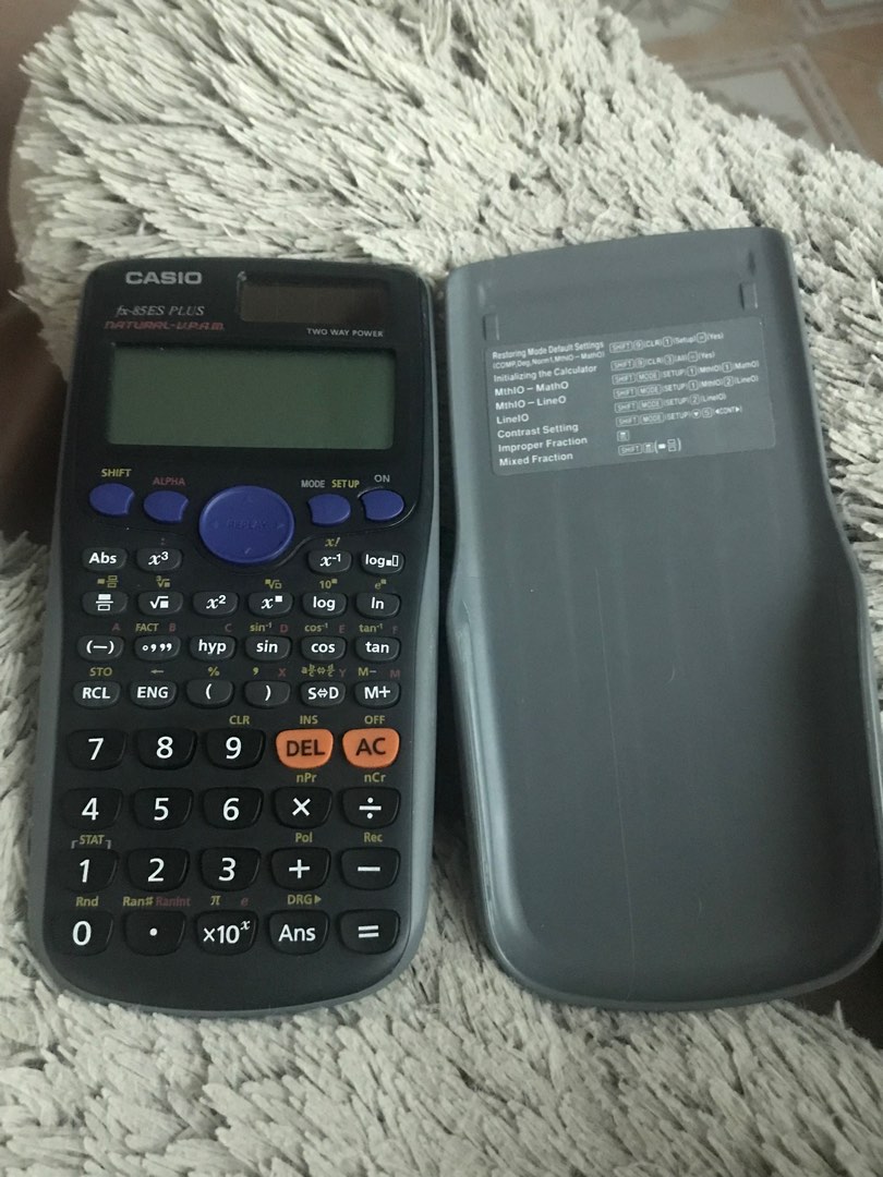 CASIO fx-85ES PLUS SCIENTIFIC CALCULATOR 2 way power on Carousell