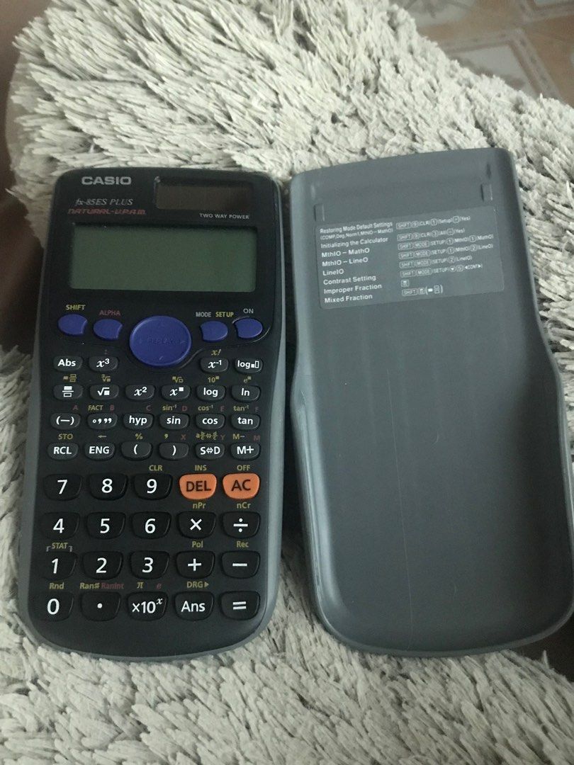 CASIO fx-85ES PLUS SCIENTIFIC CALCULATOR 2 way power on Carousell