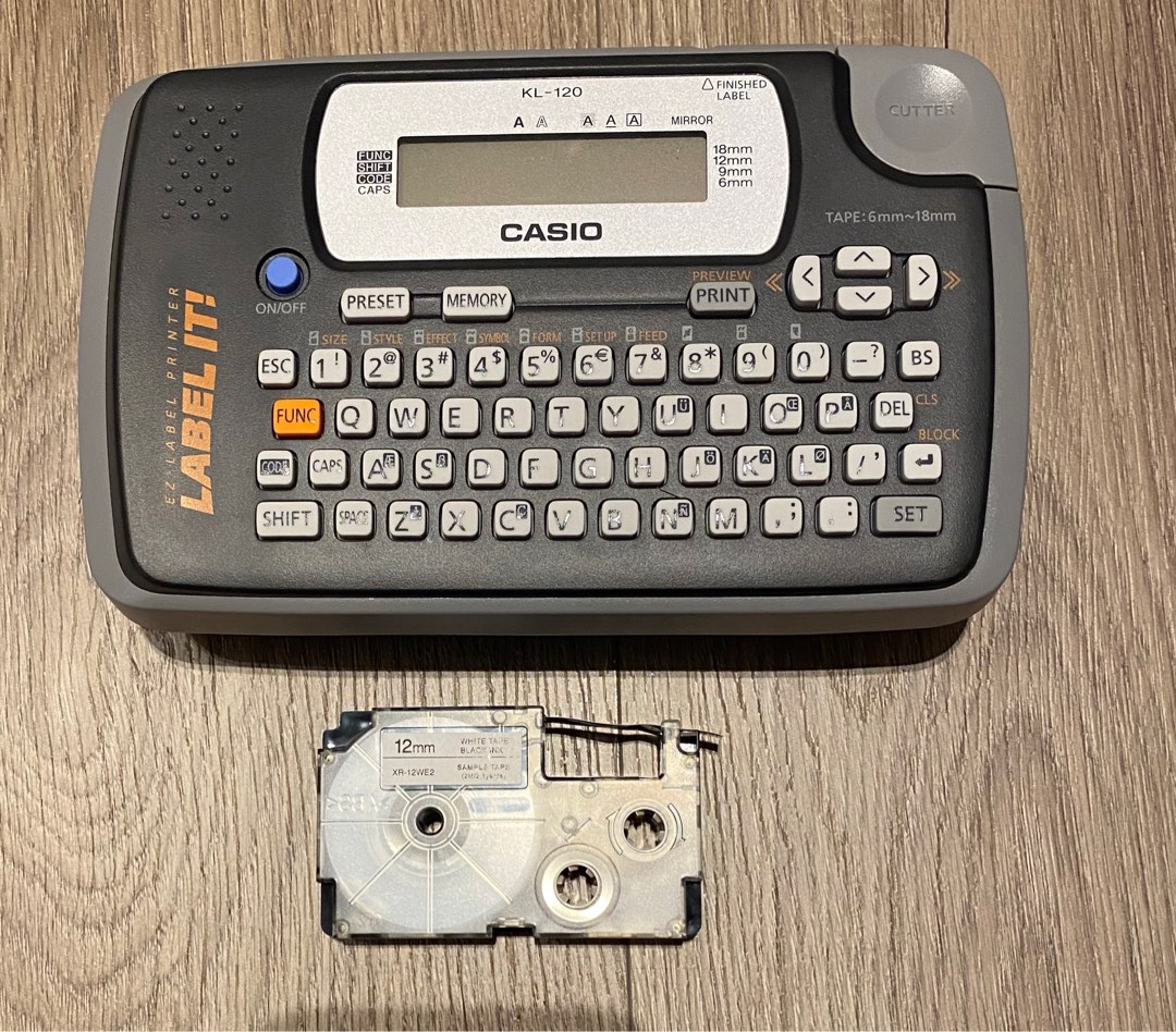 Casio kl-120 ez-label printer, Computers & Tech, Printers, Scanners ...