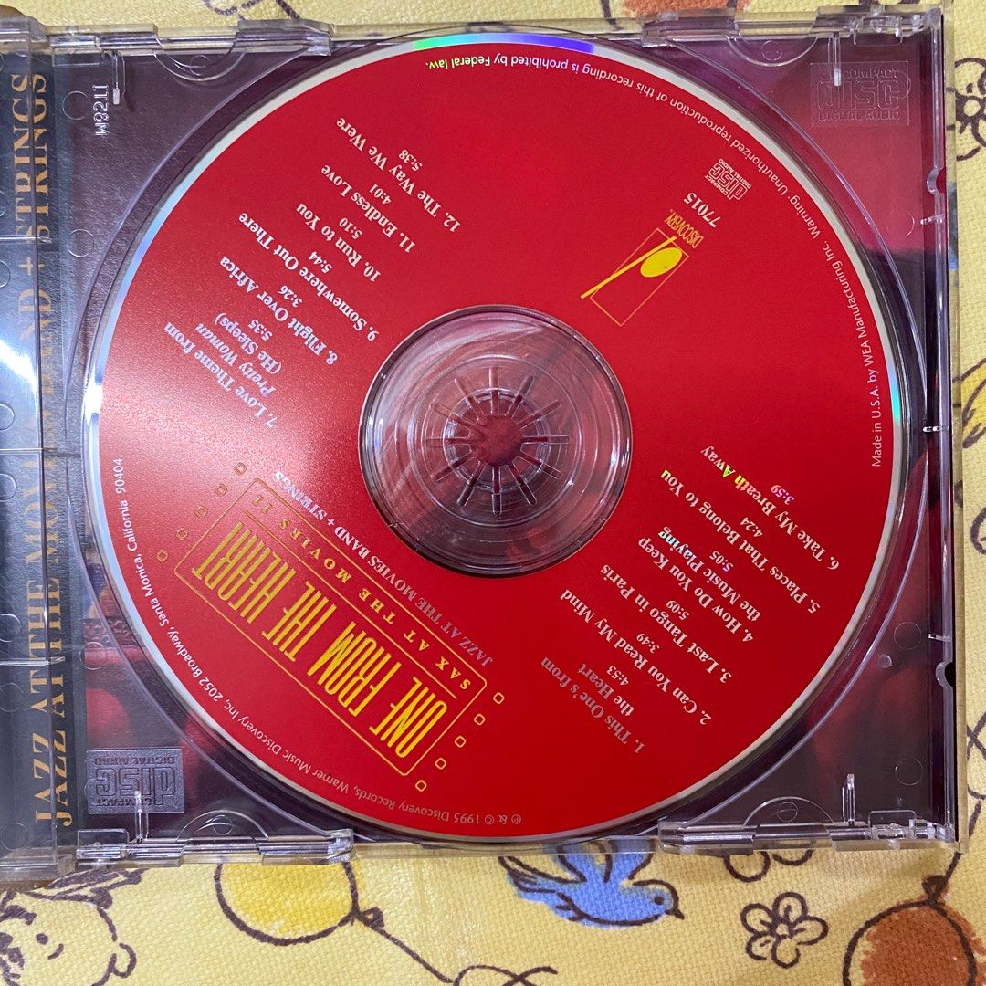 CD One from the Heart Sax at the movies II, Hobbies & Toys, Music ...