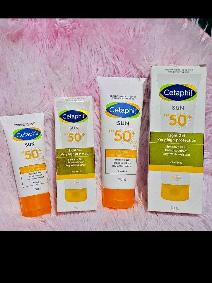 Cetaphil Sunscreen SPF50+ Light-Gel Authentic S&R, Beauty & Personal ...