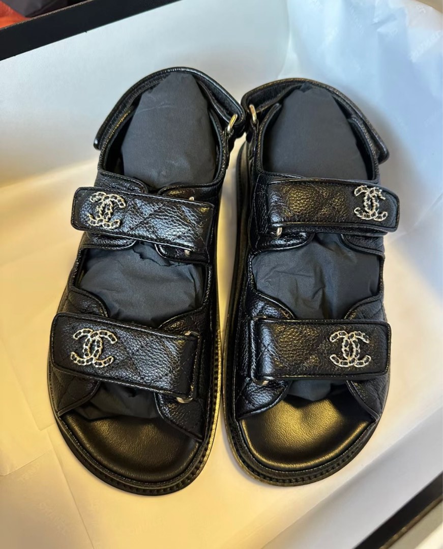 Chanel Sandals, Women's Fashion, Footwear, Sandals on Carousell