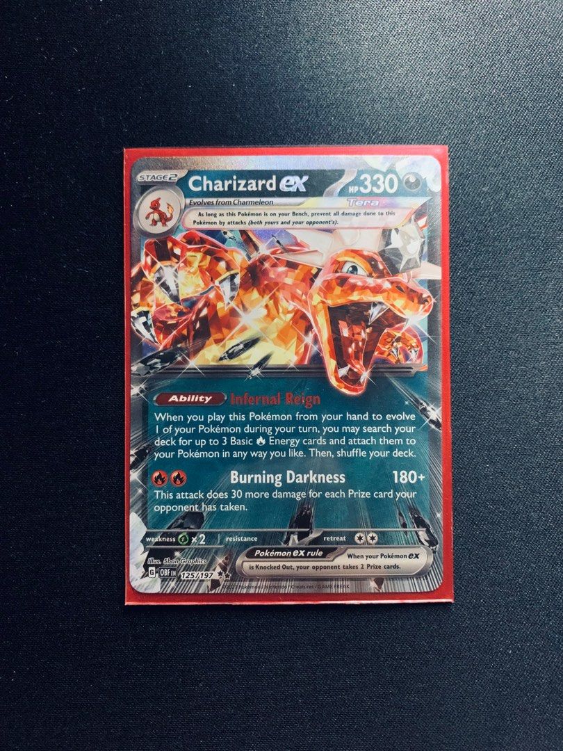 Charizard EX - Obsidian Flames, Hobbies & Toys, Toys & Games on Carousell