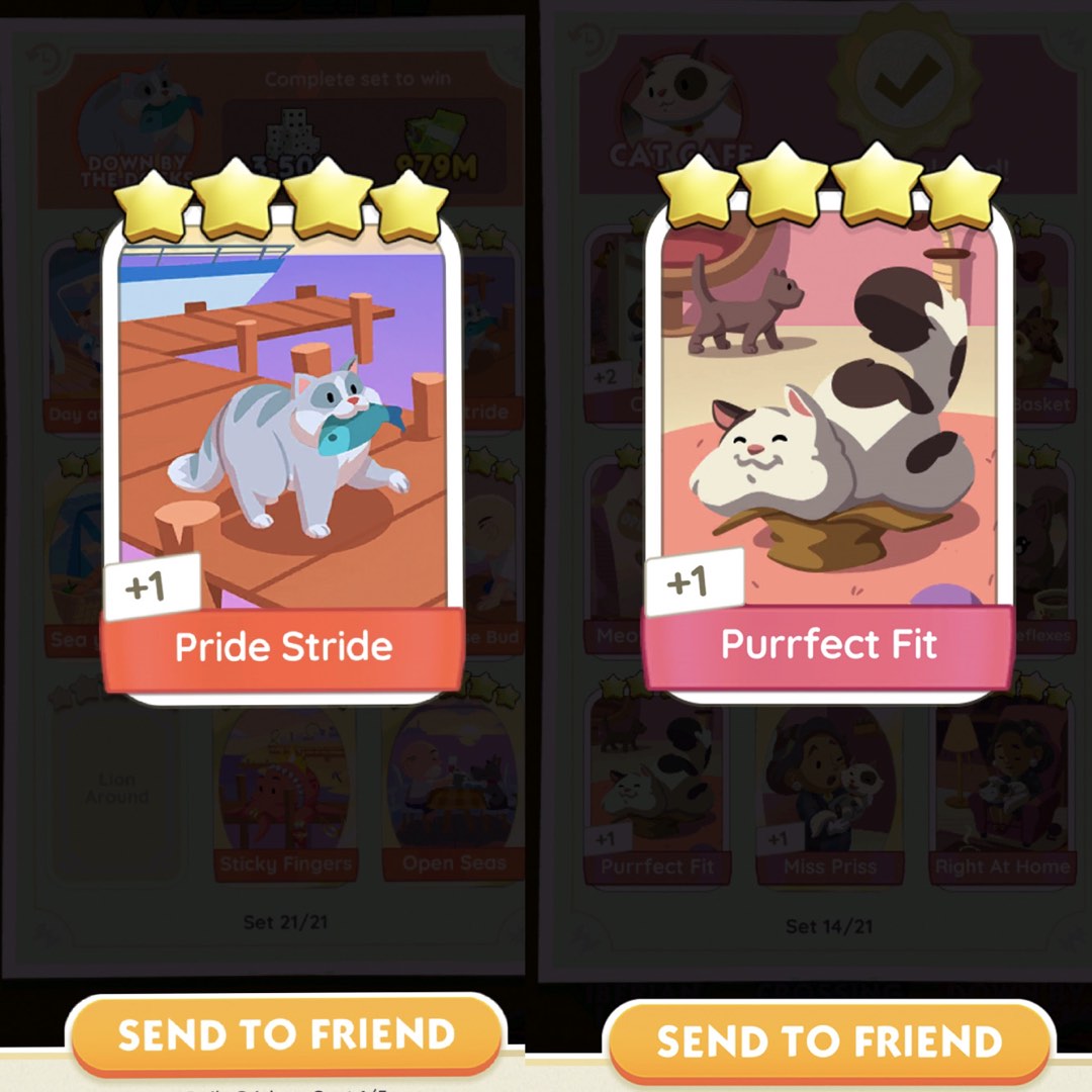 *CHEAPEST*Monopoly Go 4 Star Stickers Pride Stride/Purrfect Fit, Video ...