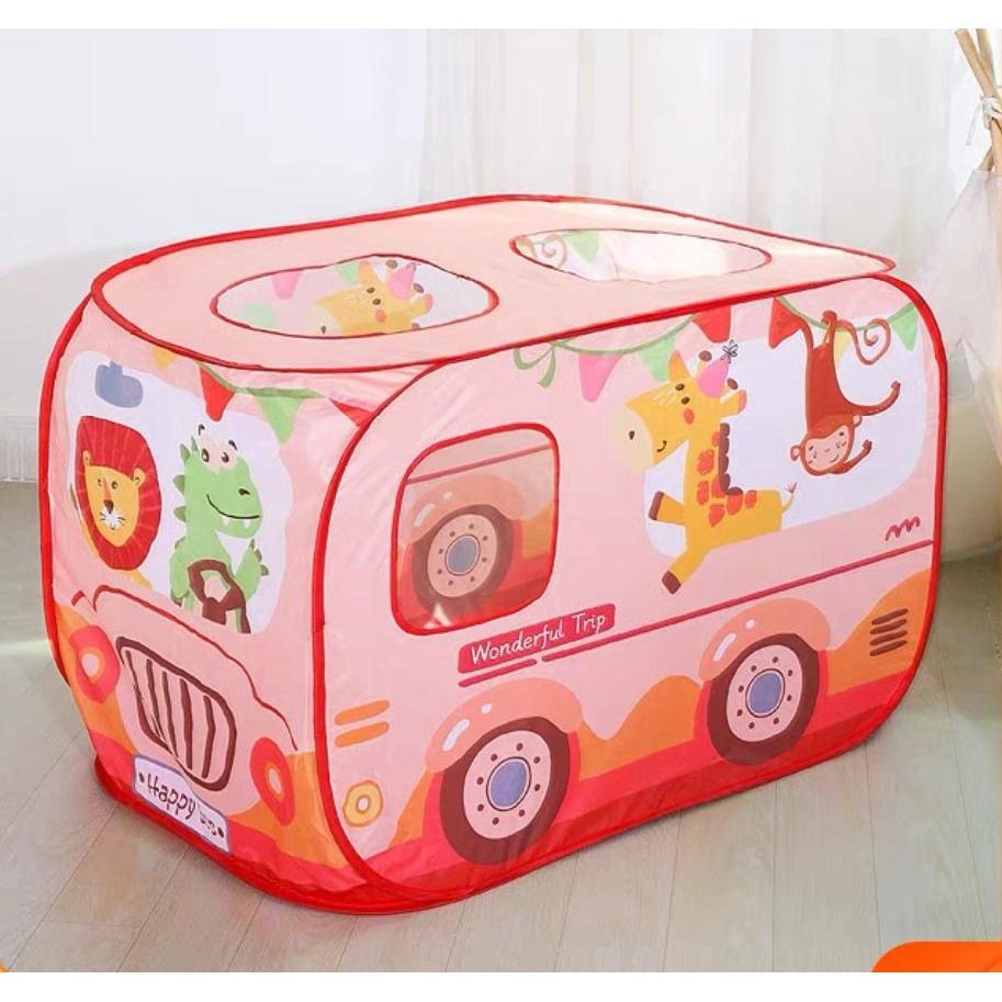 Children Play Tent Kids Bus Folding Police Fire-Engine Ice-Cream School ...