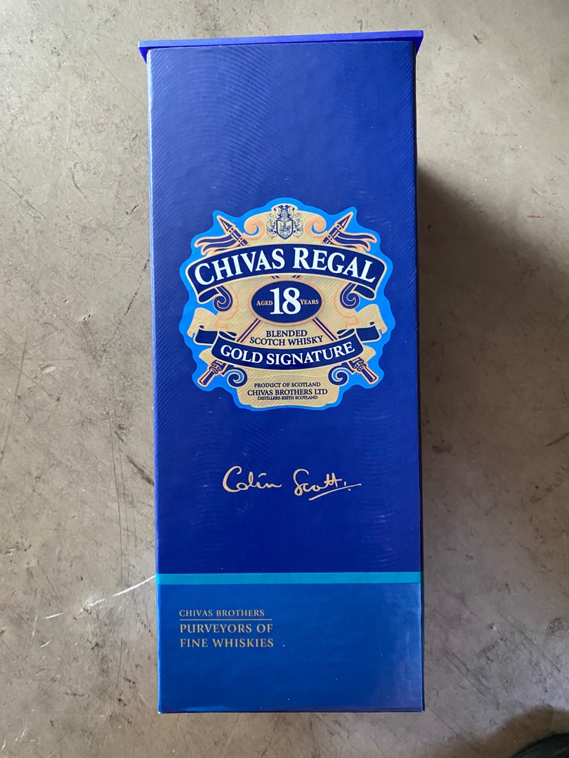 Chivas Regal 18 Years 700ml blue whisky , Food & Drinks, Alcoholic ...