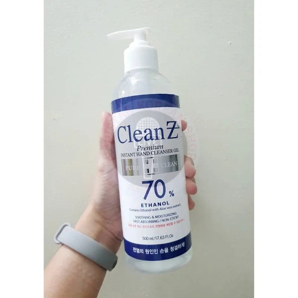 CLEAN Z Premium Hand Sanitizer Cleanser Gel Pump 500ml on Carousell