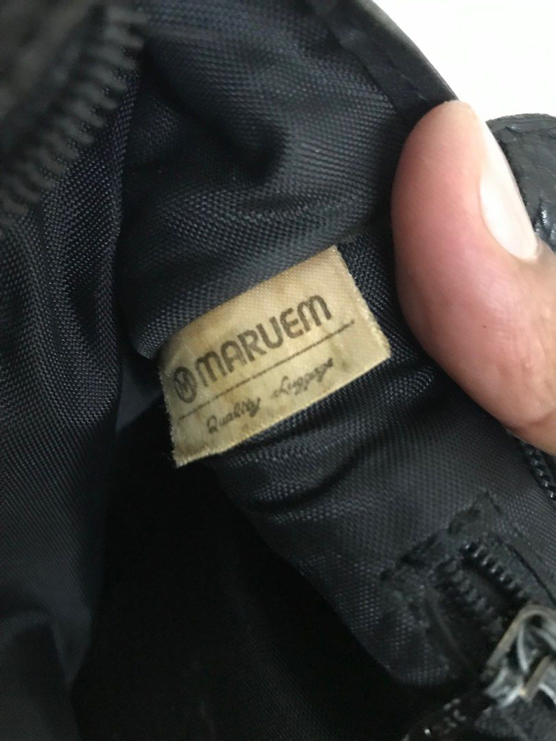 Clutchbag Maruem Leather, Men's Fashion, Bags, Belt bags, Clutches and Pouches on Carousell