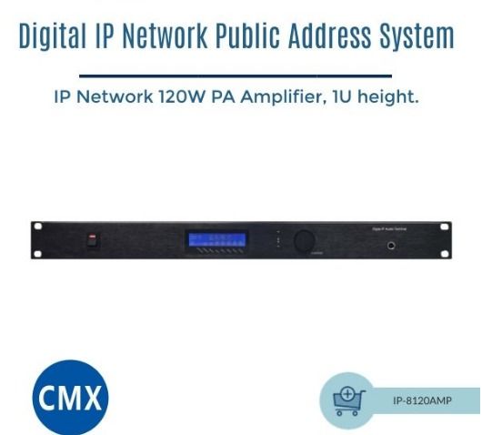 CMX IP-8120AMP (IP Amplifier 120W), Audio, Soundbars, Speakers ...