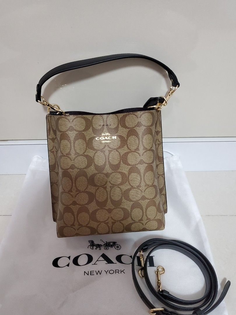 Coach Bucket Bag, Luxury, Bags & Wallets on Carousell