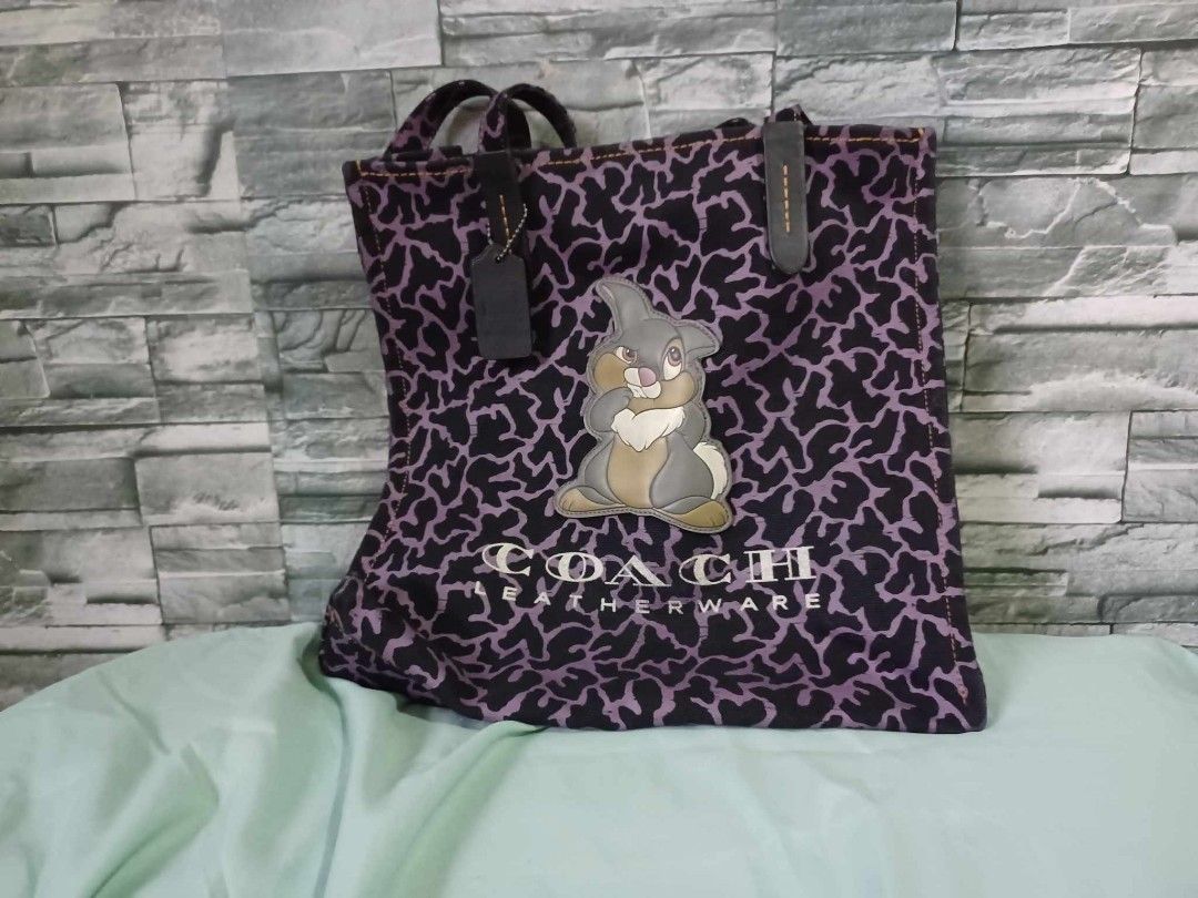 Coach x Disney collab Tote bag, Women's Fashion, Bags & Wallets, Tote ...