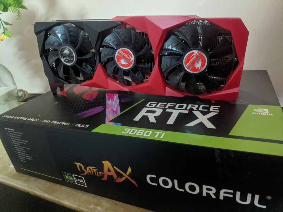 Colorful BattleAx 3060 ti LHR, Computers & Tech, Parts & Accessories ...