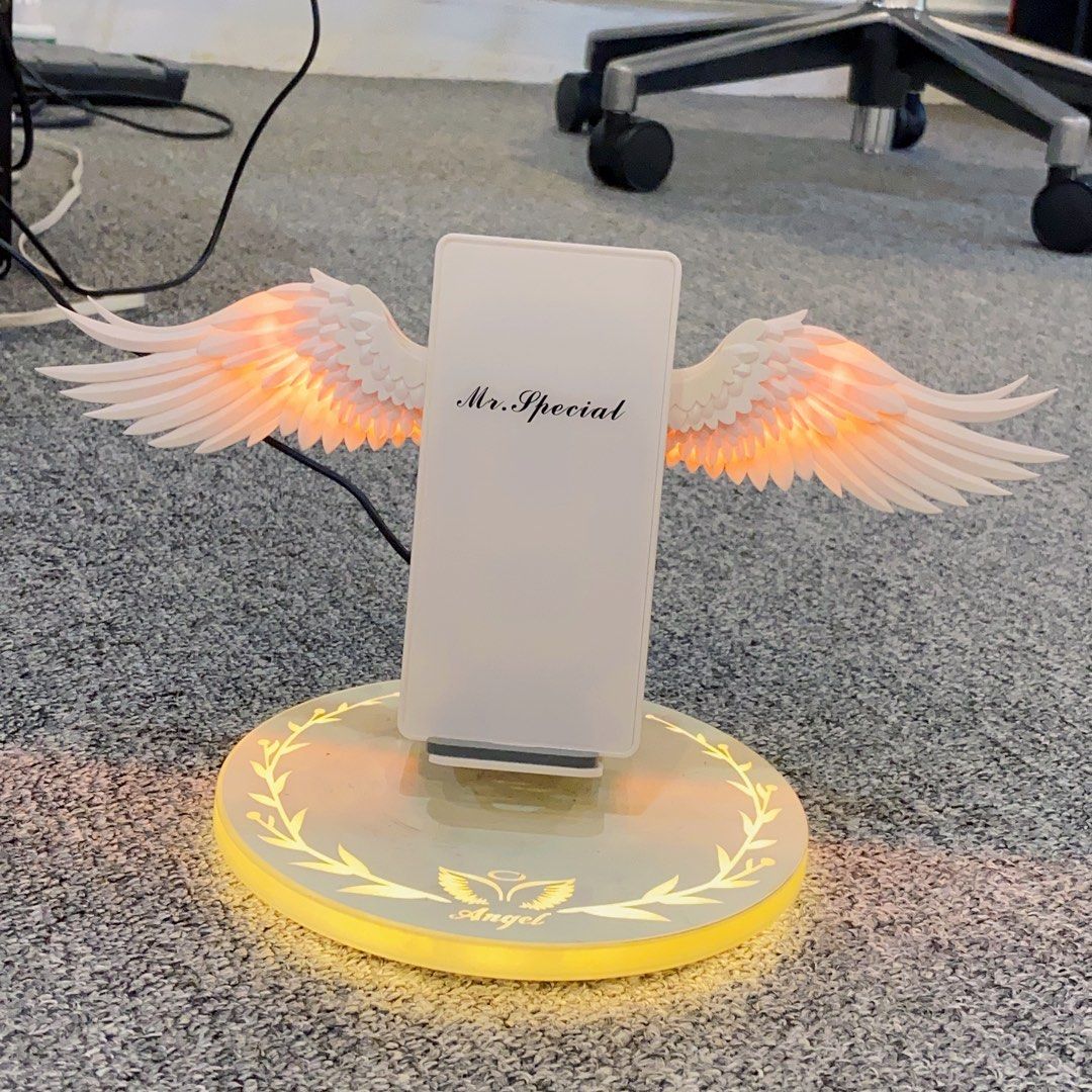 Creative angel wings wireless charger, Mobile Phones & Gadgets, Mobile ...