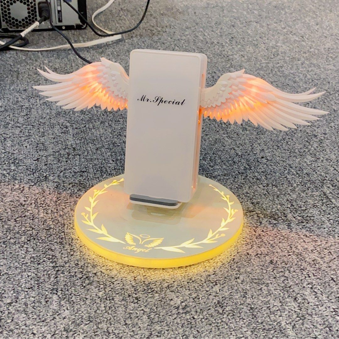 Creative angel wings wireless charger, Mobile Phones & Gadgets, Mobile ...