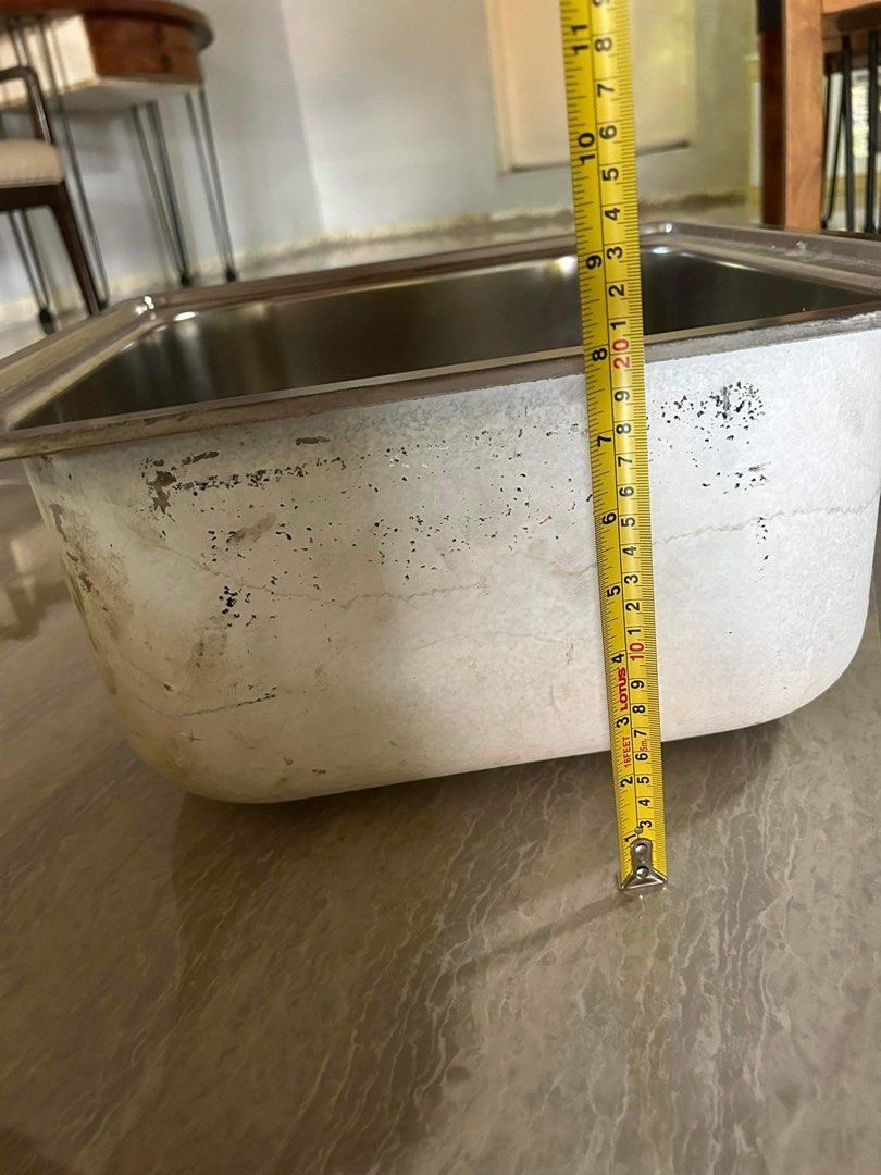 CREMONA stainless steel sink, Furniture & Home Living, Bathroom ...