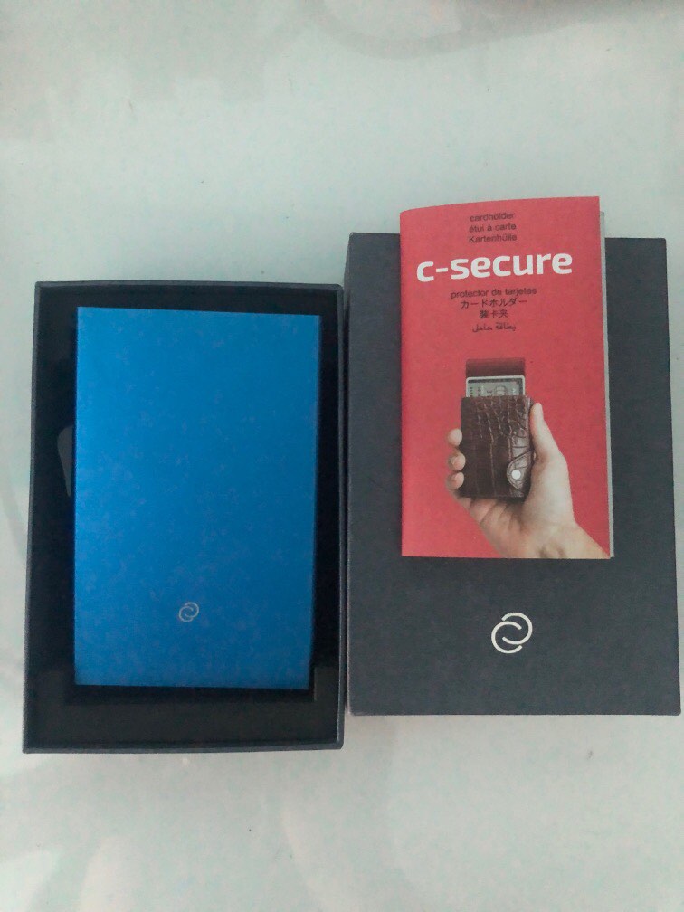 C-secure Card holder, Luxury, Bags & Wallets on Carousell