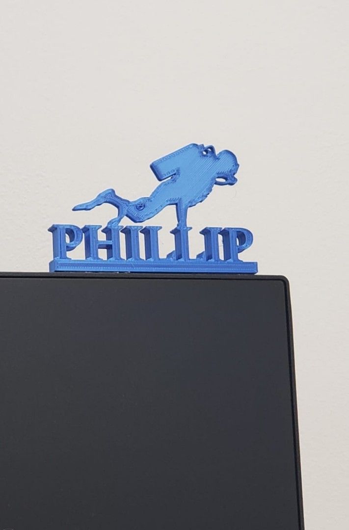 Custom 3D printed name plate desk table top decoration teacher's day ...