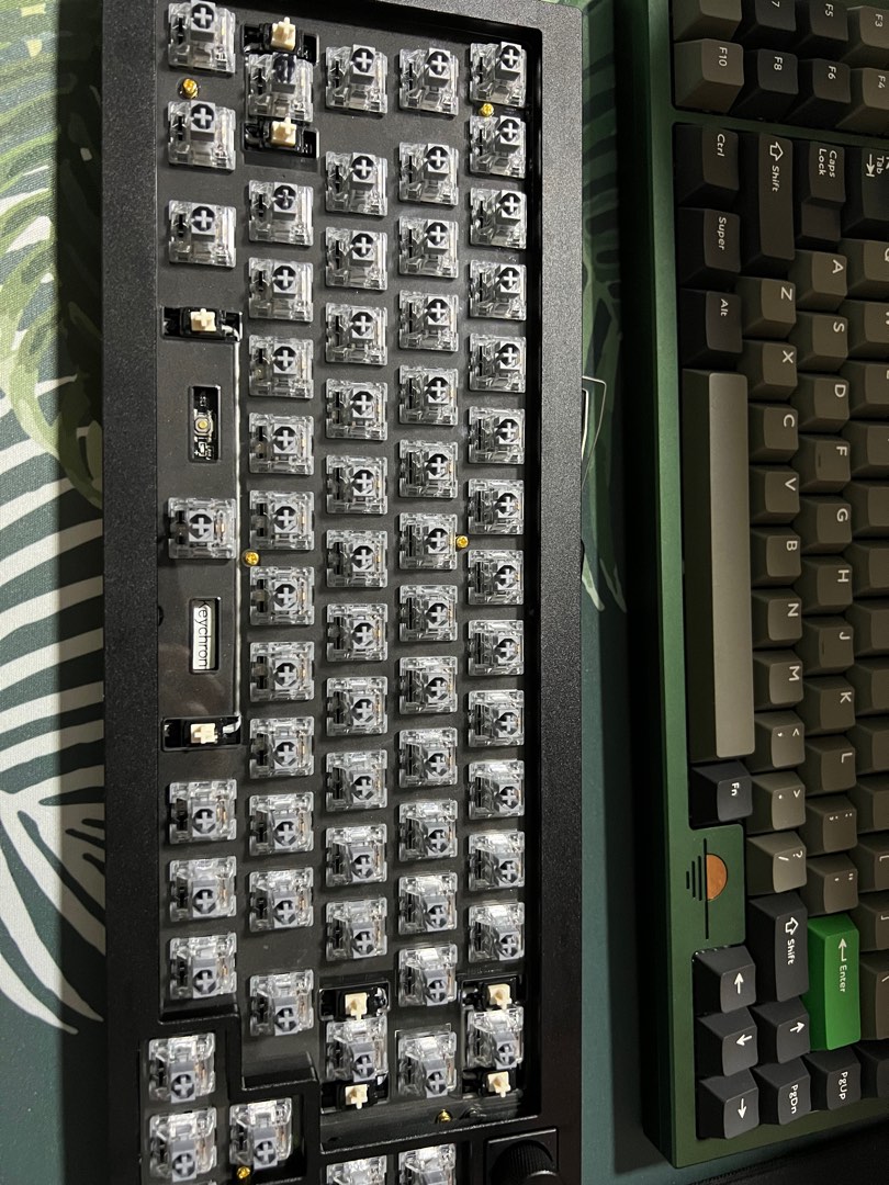 Custom built Keychron Q2 with Knob Mechanical Keyboard Black with foam ...