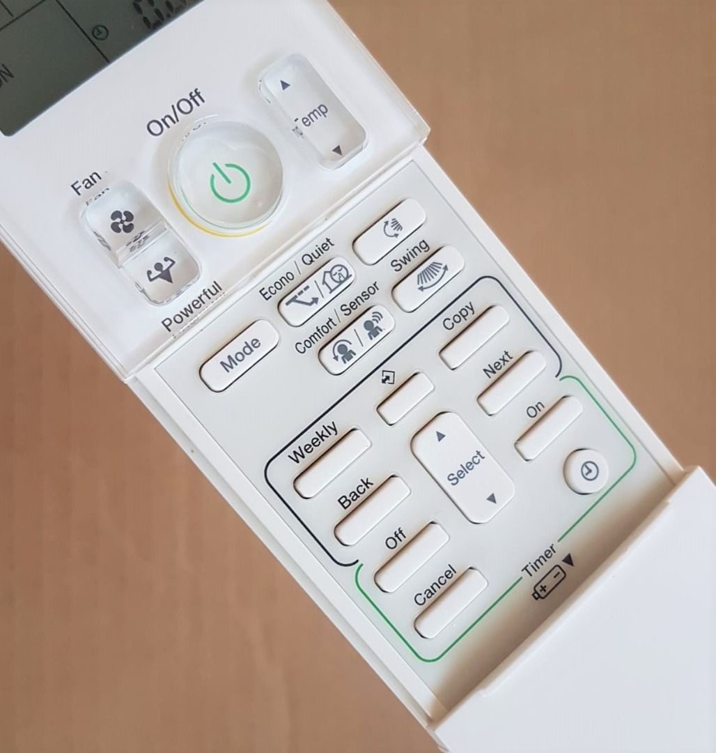 Daikin Wireless Remote Control, Model ARC466A19, Compatible with Daikin ...