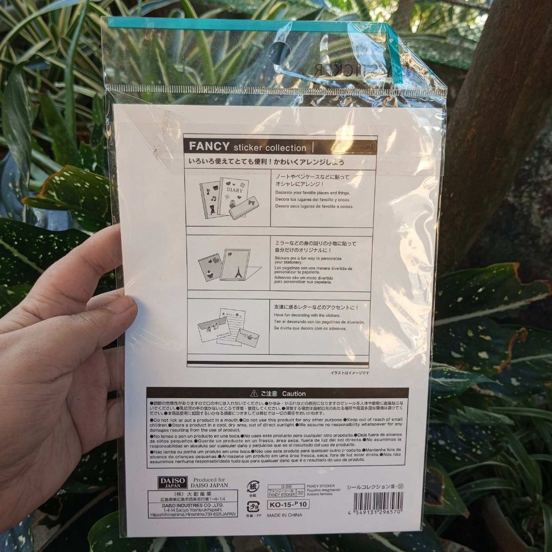 DAISO Japan Fancy Sticker Collection on Carousell