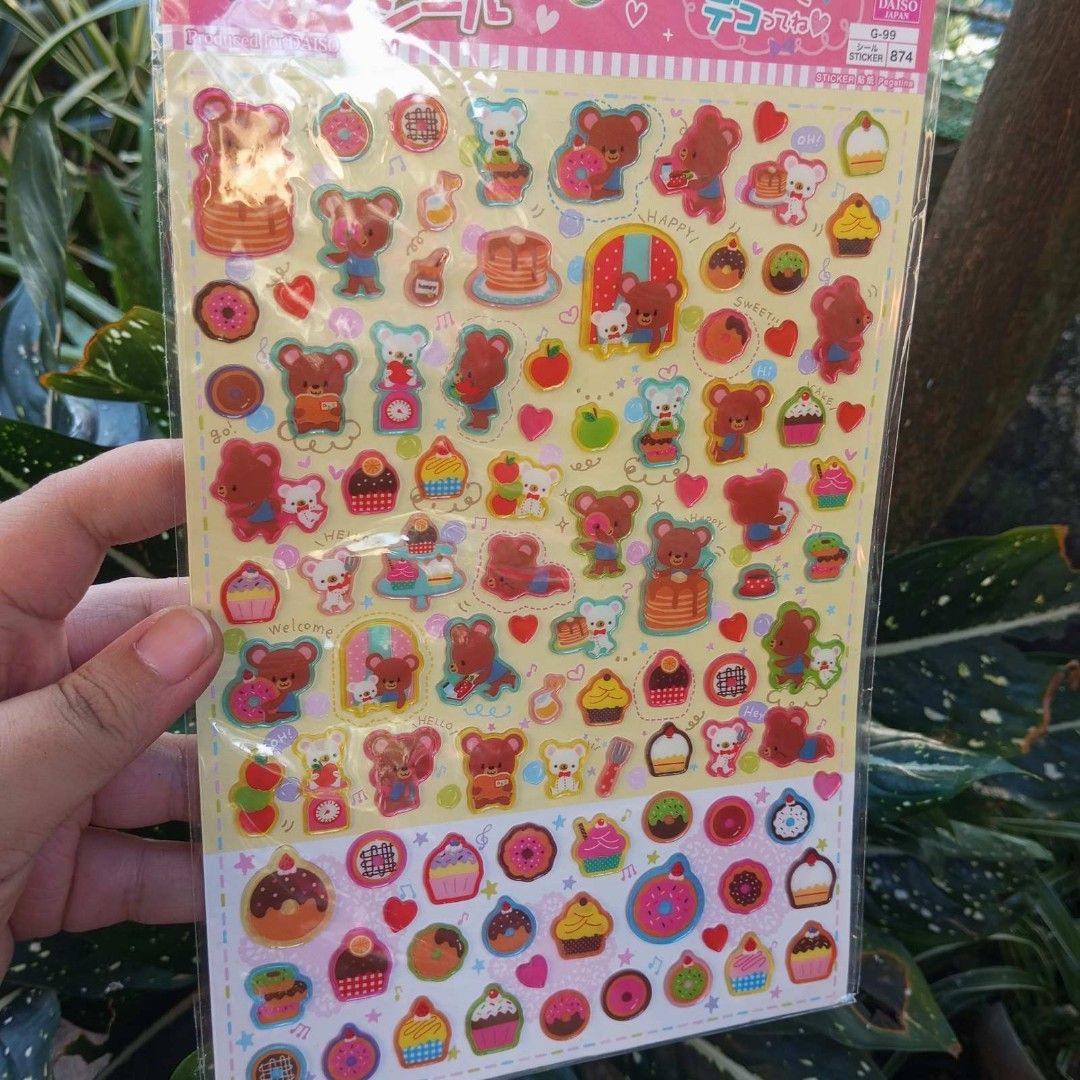 DAISO Japan Girls Sticker Collection, Hobbies & Toys, Stationary ...