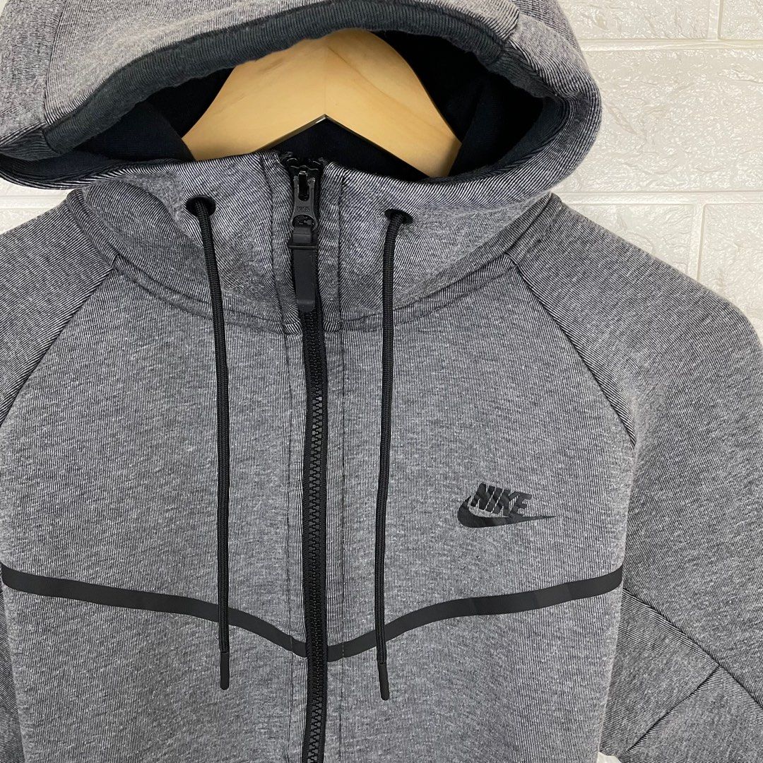 DARK GRAY NIKE TECH FLEECE JACKET, Men's Fashion, Coats, Jackets and ...