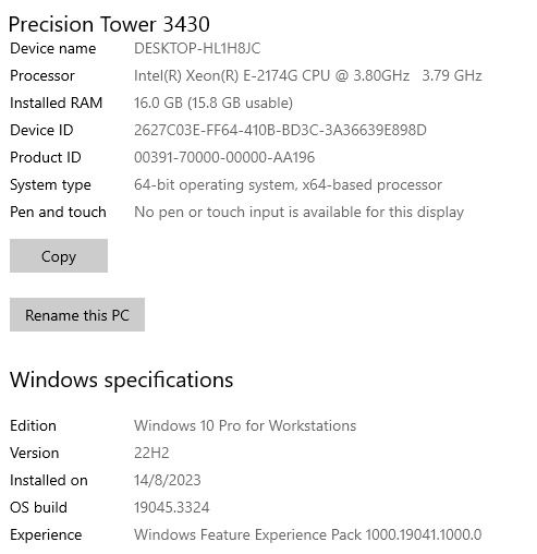 Dell Precision Workstation 3430 SFF, Computers & Tech, Desktops on ...