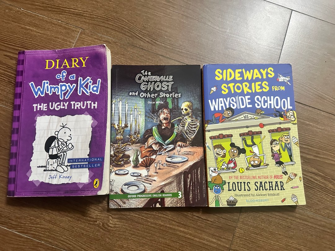 Diary of a Wimpy Kid/ The Canterville Ghost Stories/ Sideways Stories ...