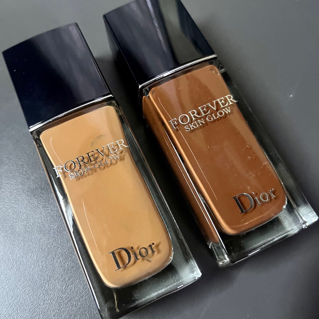 Dior Forever Skin Glow Foundation in 4.5W & 7.5N, Beauty & Personal ...