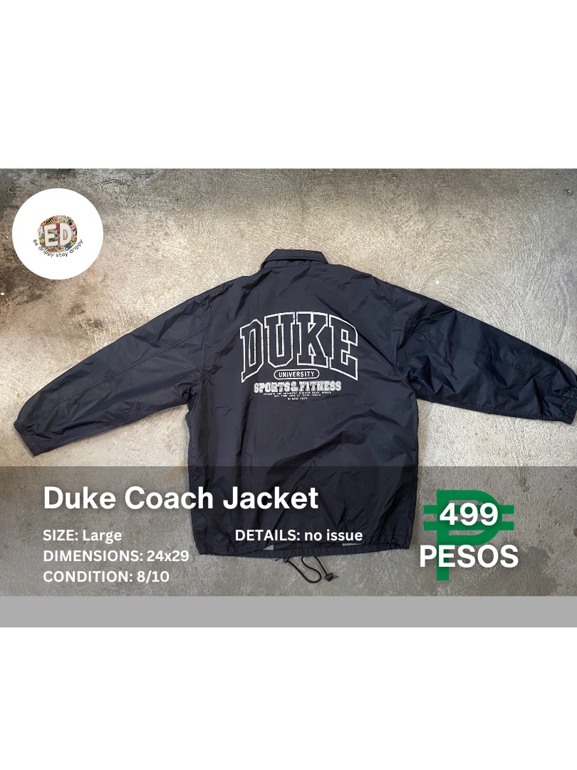 DUKE NYLON VARSITY JACKET, Men's Fashion, Coats, Jackets and Outerwear ...