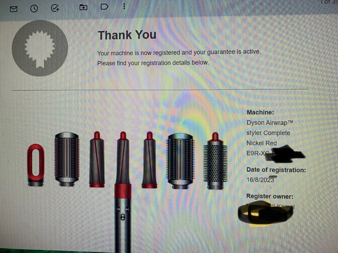 Dyson Airwrap Complete with box and original packaging , Beauty ...