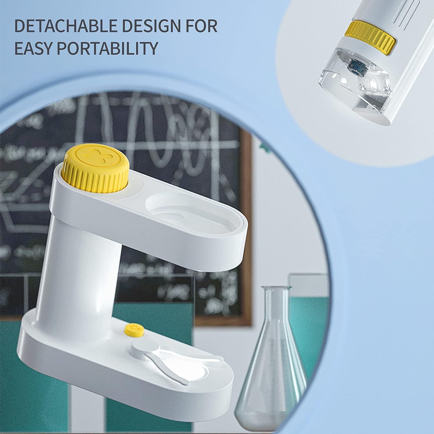Fistech Detachable Microscope for Kids, Preschool Education STEM ...
