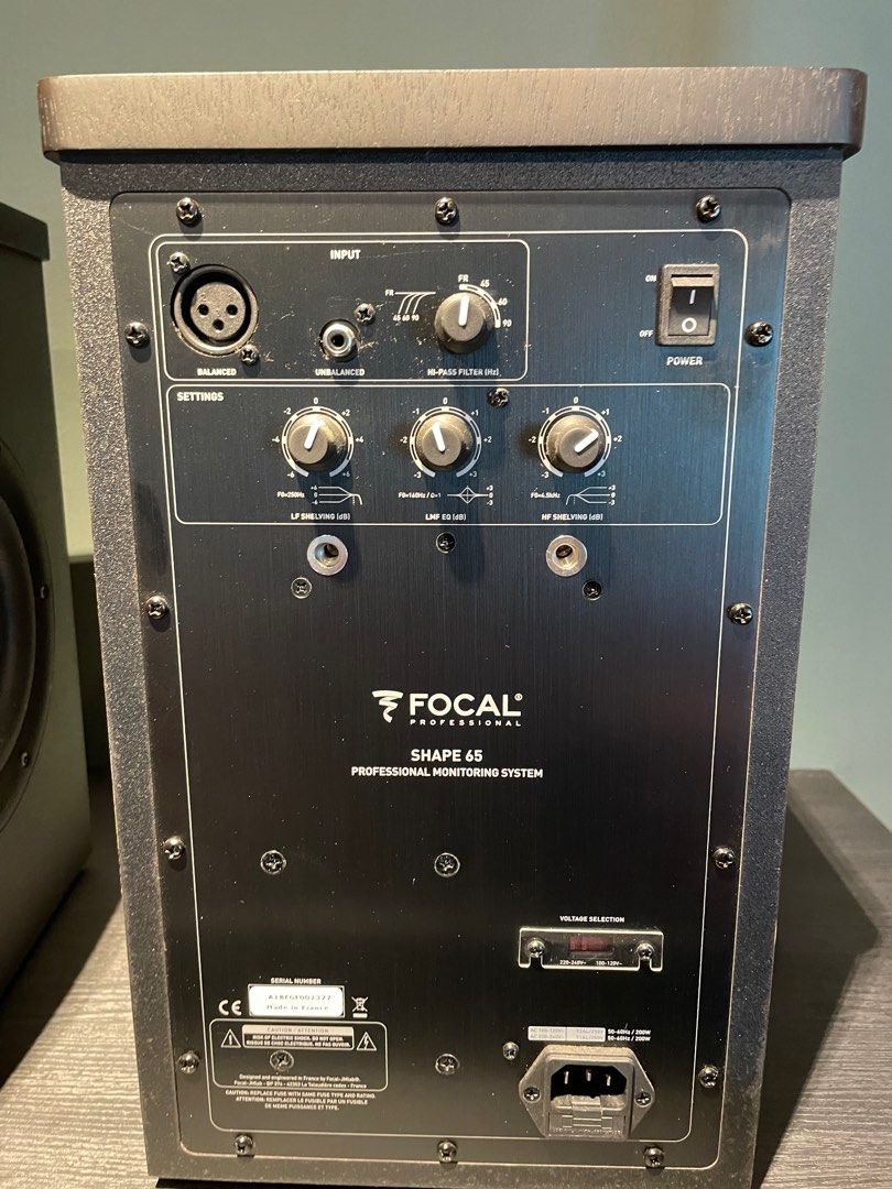 Focal Shape 65 Studio Monitors, Audio, Soundbars, Speakers & Amplifiers ...