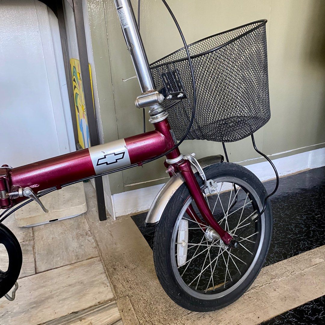 Folding Bike Chevy with Freebies, Sports Equipment, Bicycles & Parts ...
